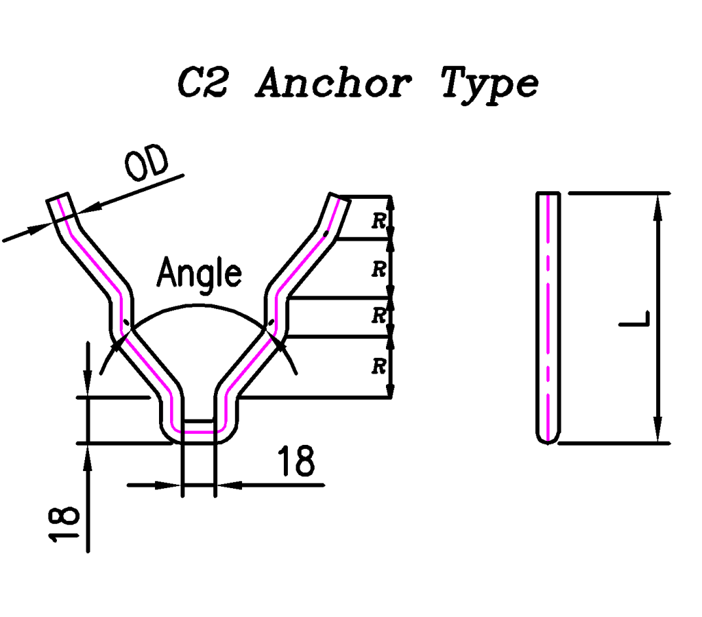 Steel Anchors for Refractory (Castable & Gunning) – Single Lining ...