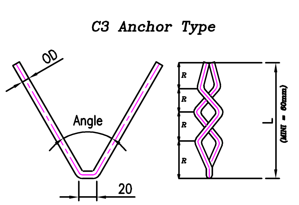 Steel Anchors for Refractory (Castable & Gunning) – Single Lining ...